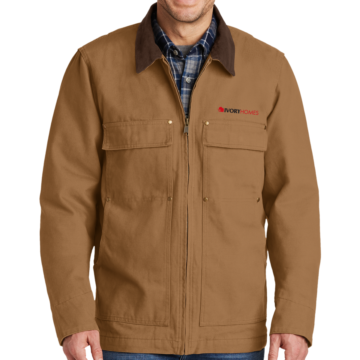 CornerStone Washed Duck Cloth Chore Coat – ivoryhomes