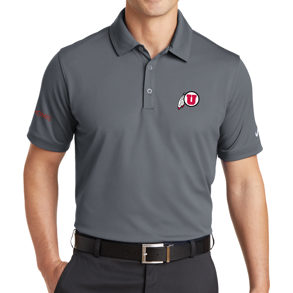 University of Utah Nike Dri-FIT Solid Icon Pique Modern Fit Polo ...