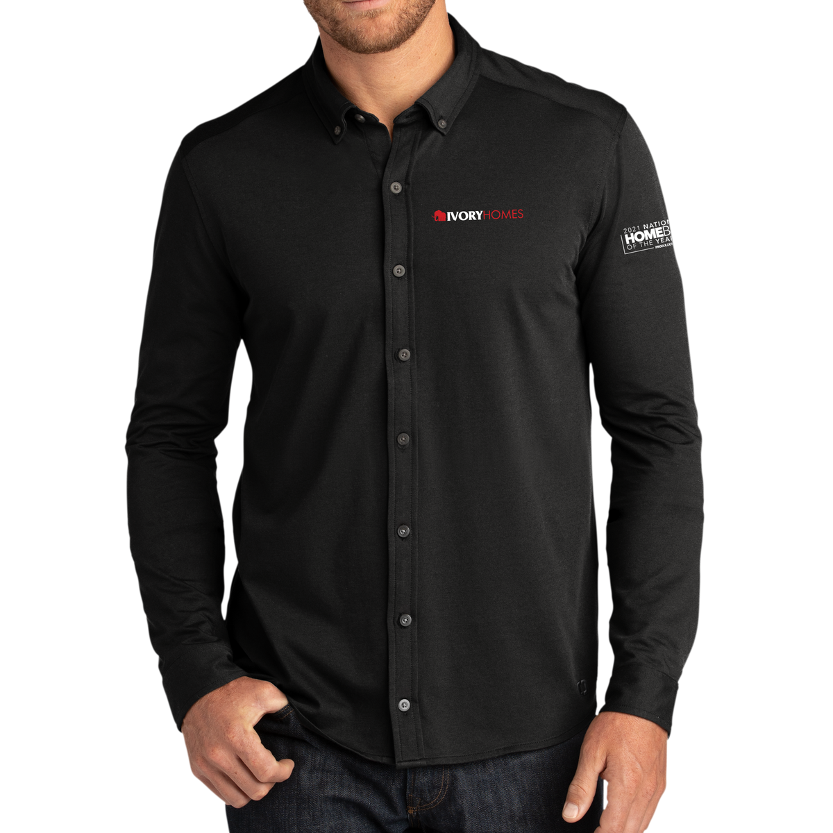 OGIO ® Code Stretch Long Sleeve Button-Up - Home Builder of the Year ...
